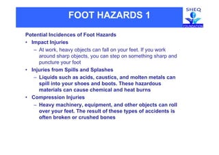 Foot safety | PDF