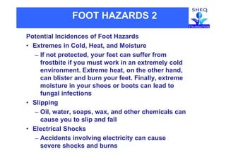 Foot safety | PDF