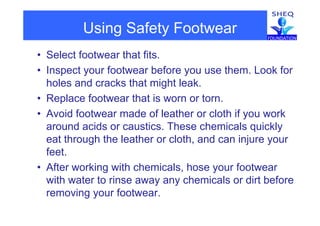 Foot safety | PDF