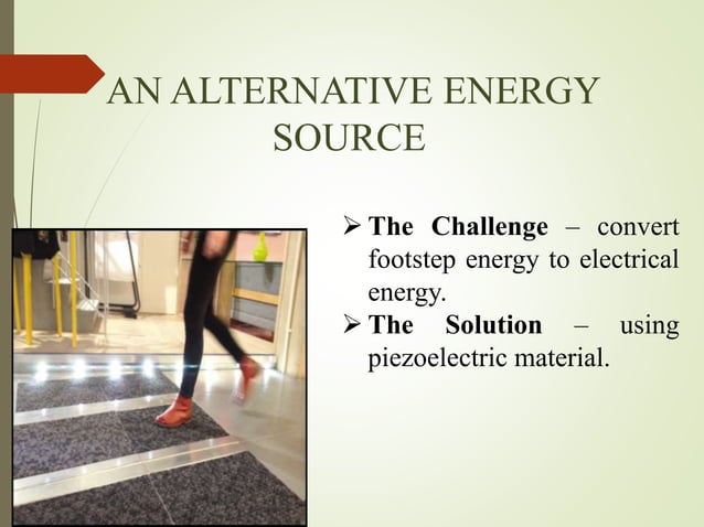 Foot step power generation.ppt | Technology & Computing