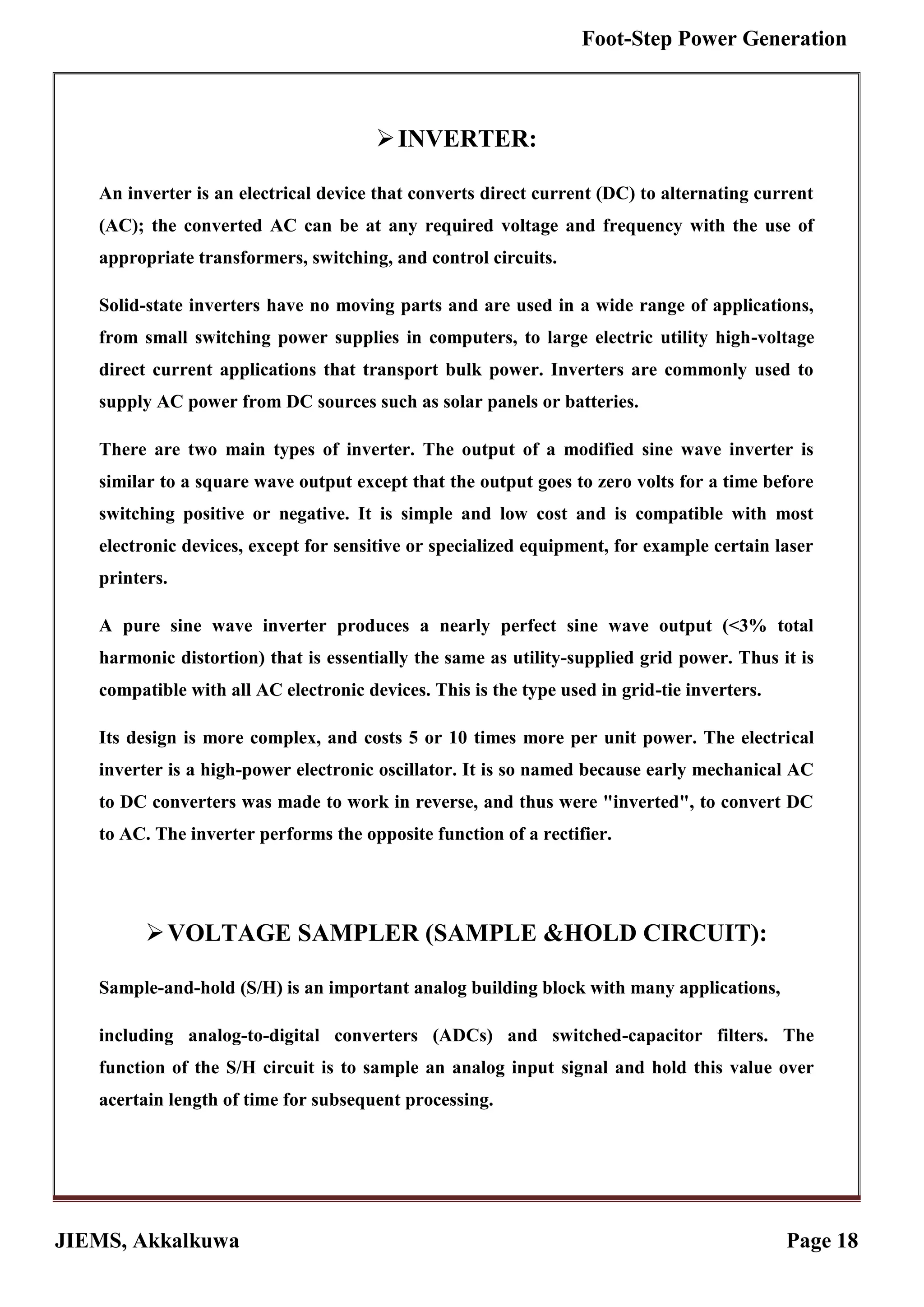 Foot step power generation(REPORT) ..pdf