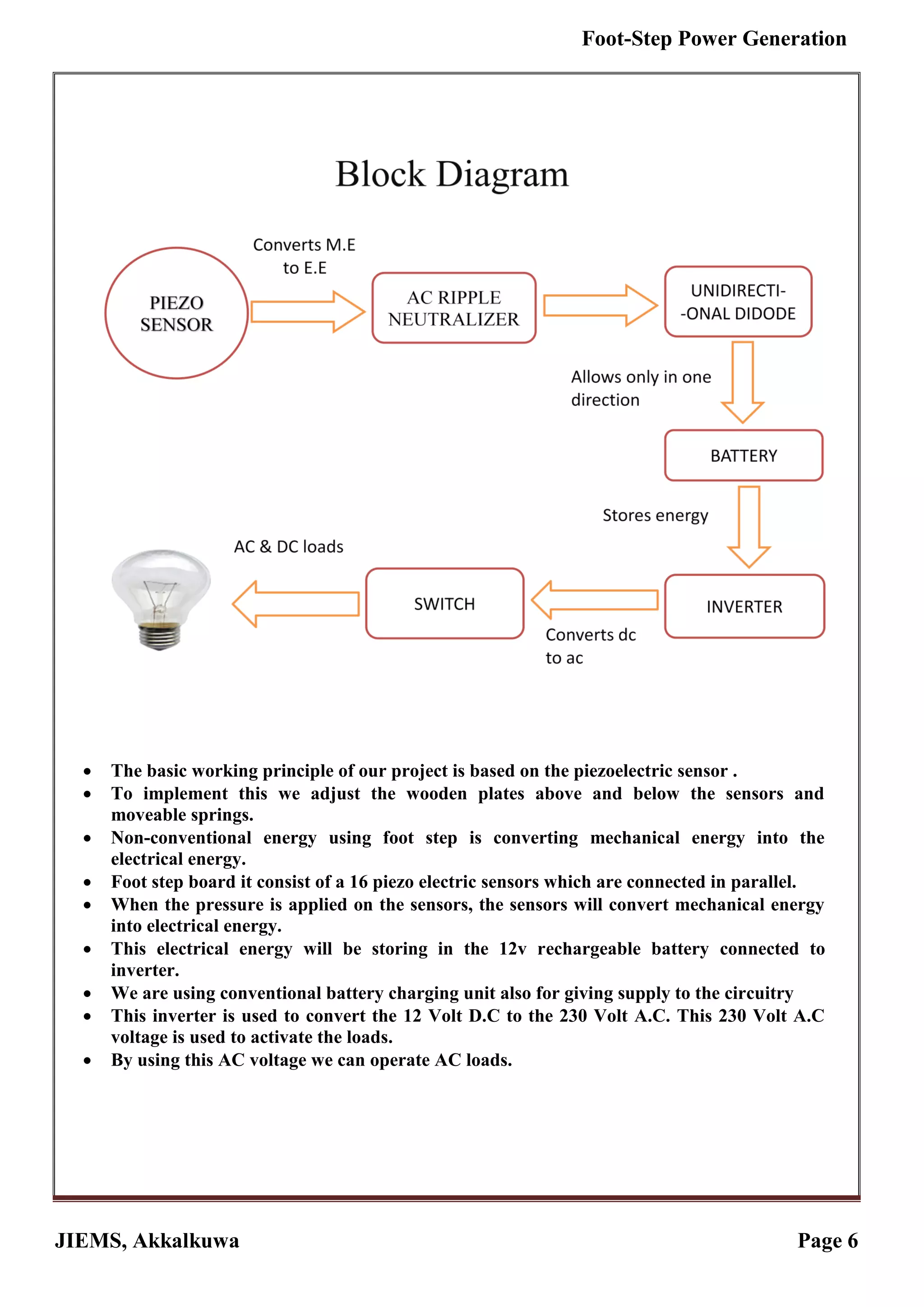Foot step power generation(REPORT) ..pdf