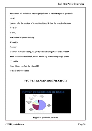 Foot step power generation(REPORT) ..pdf
