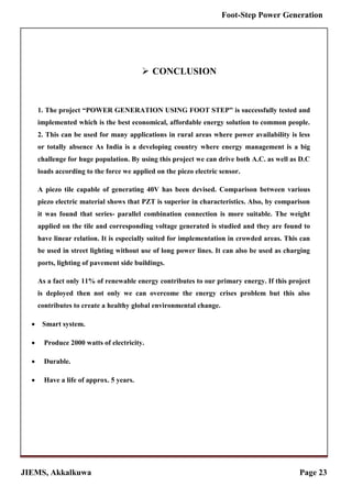 Foot step power generation(REPORT) ..pdf