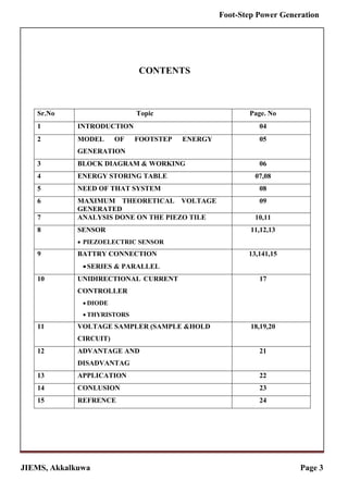 Foot step power generation(REPORT) ..pdf