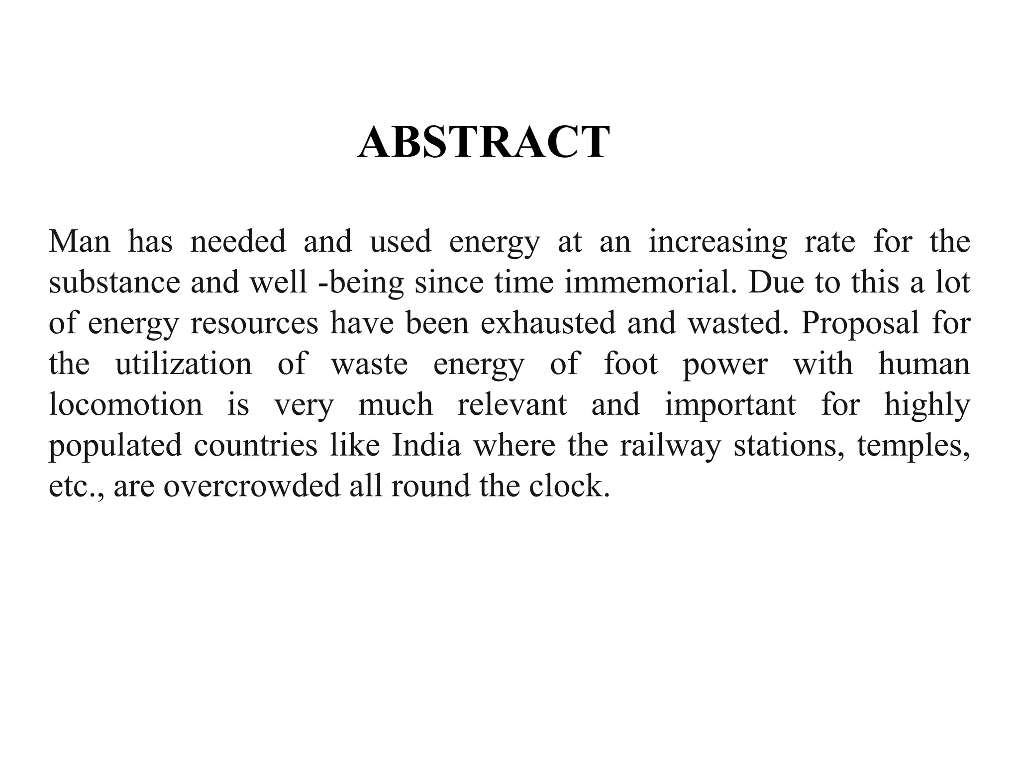 foot step power generation of generatwe electricity.pptx