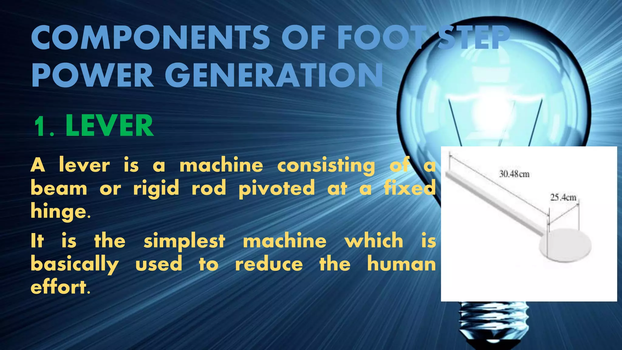 Footstep power generation system | PPTX