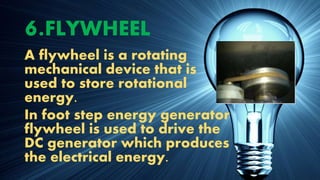 Footstep power generation system | PPTX