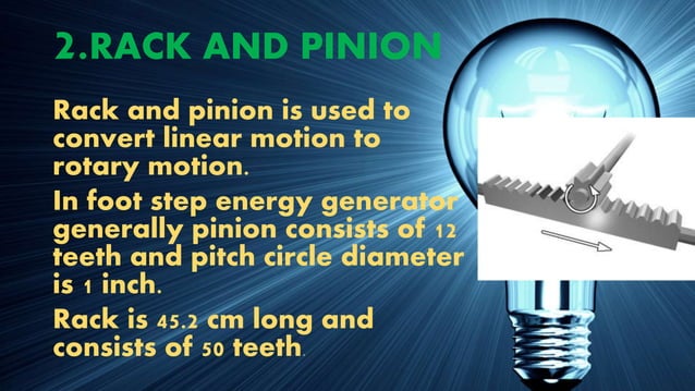 Footstep power generation system | PPTX | Consumer Electronics ...