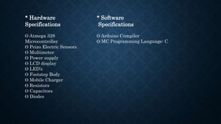 Footstep power generation system | PPTX