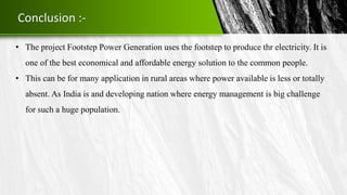 Footsteppowergenerationsystem | PDF