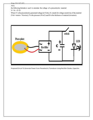 Footstep power generation system | PDF