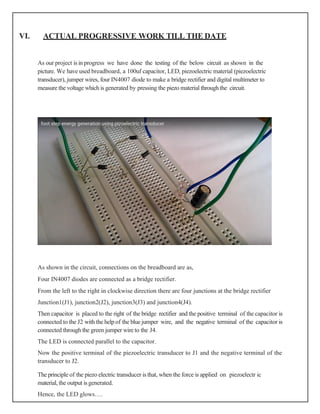 Footstep power generation system | PDF