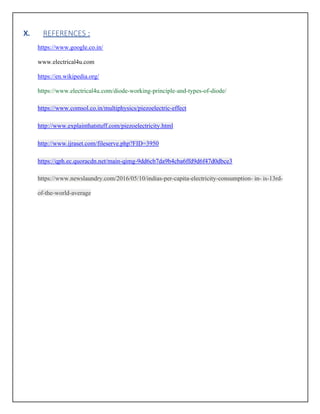 Footstep power generation system | PDF