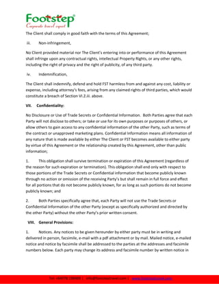 Footsteptravel.com contract agent | DOC