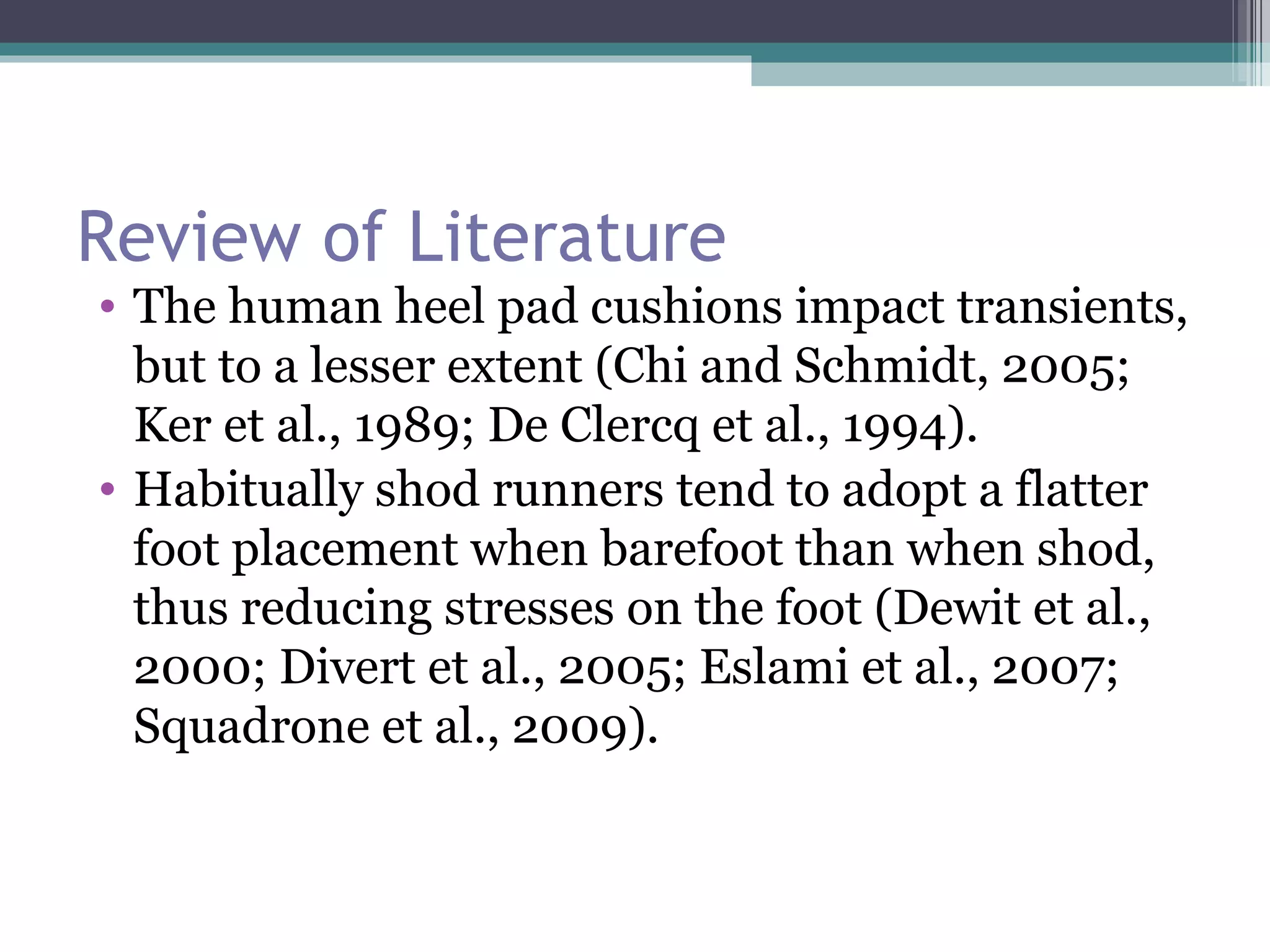 Foot strike patterns and collision forces in barefoot vs shod runners ...
