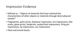 Forensic analysis of Footwear Impression Evidence pptx. | PPTX