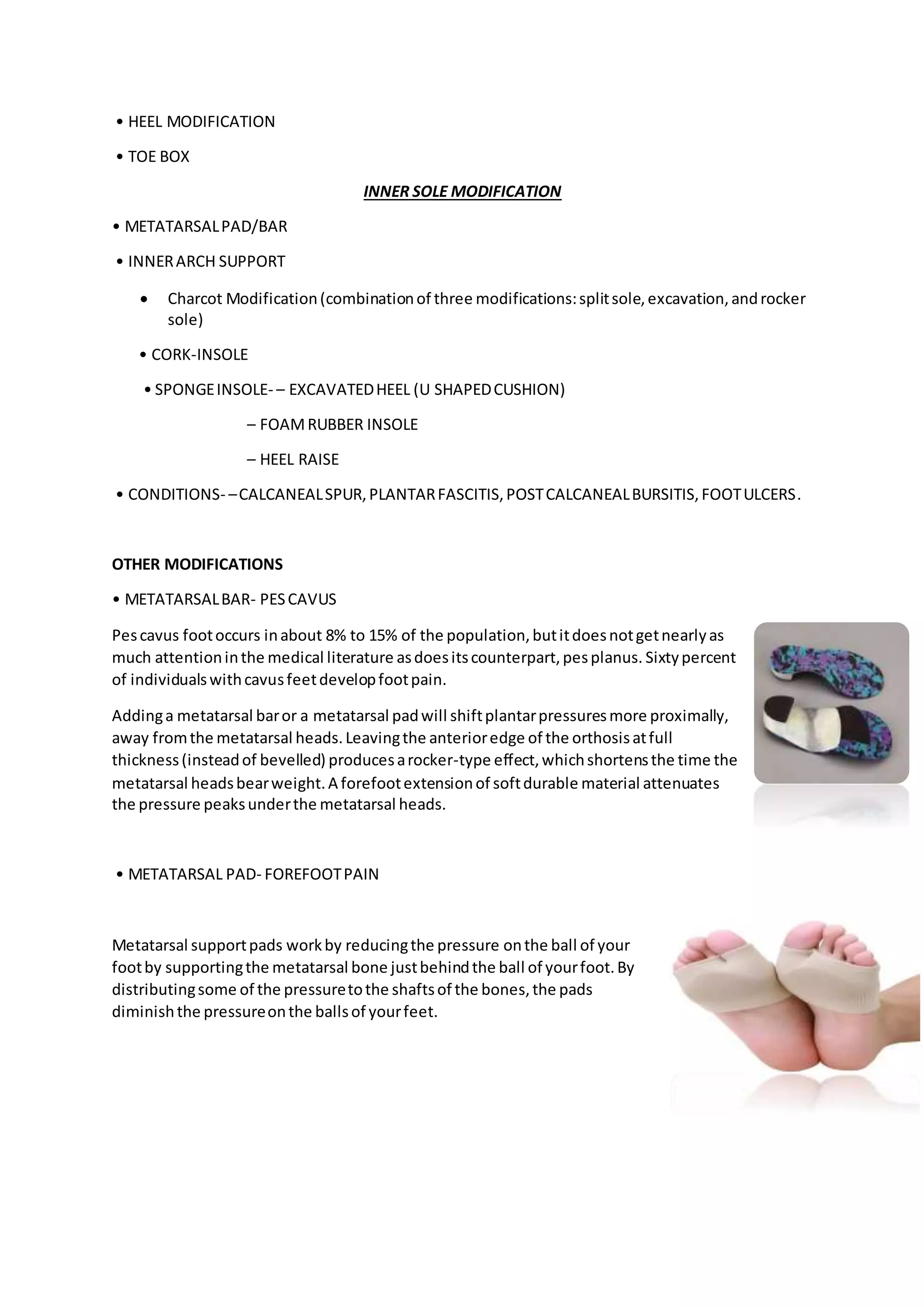 Footwear modification | DOCX