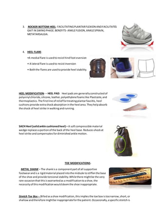 Footwear modification | PDF