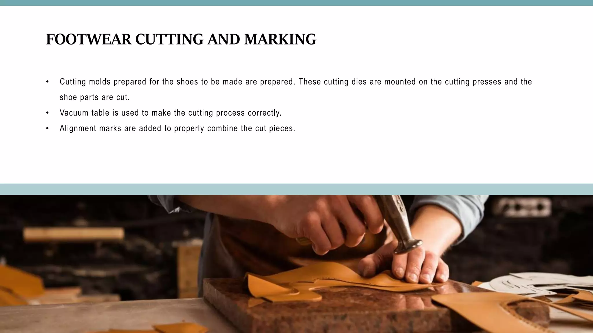 Footwear production line | PPTX