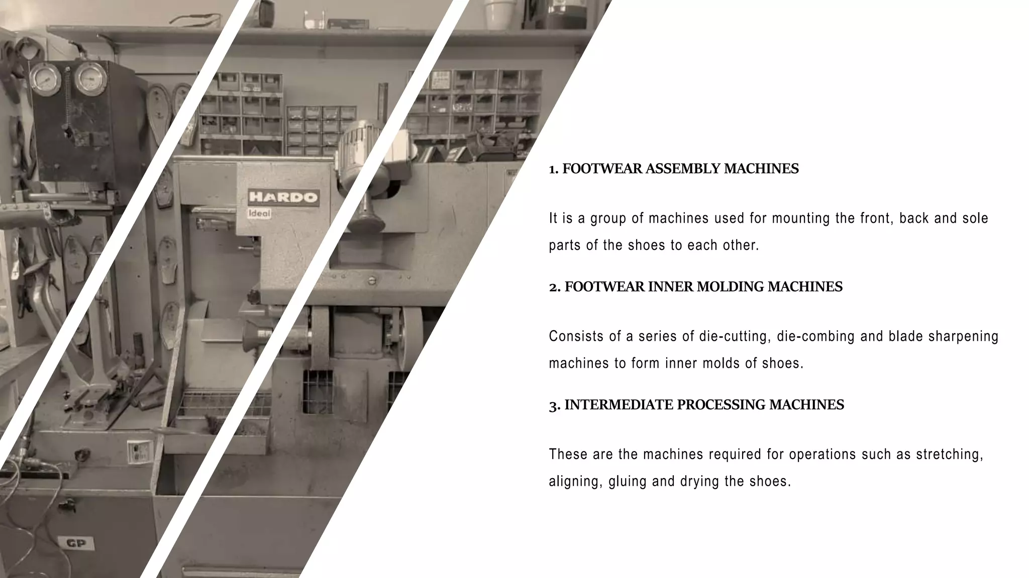 Footwear production line | PPTX