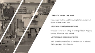 Footwear production line | PPTX