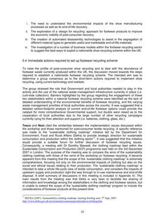 Footwear recycling position paper | PDF