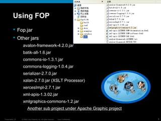 Apache Fop | PPT | Web Design and HTML | Internet