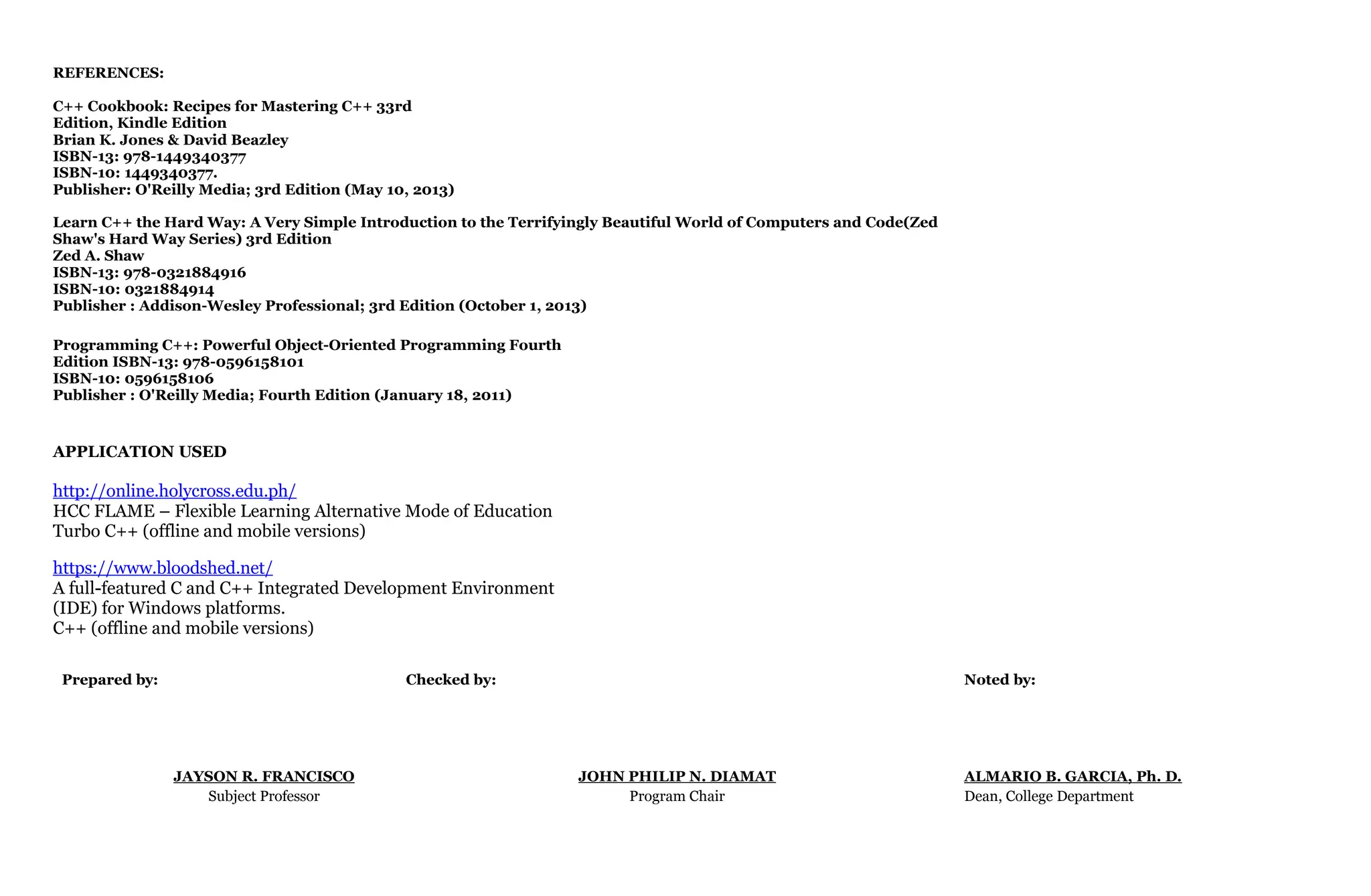 FUNDAMENTALS OF PROGRAMING SYLLABUS 22-23 | DOCX