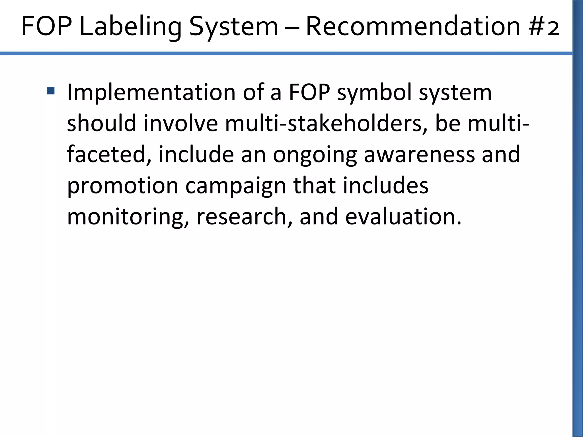 FOP Nutrition Rating Systems and Symbols_2013 | PDF | Healthy Cooking ...