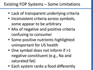 FOP Nutrition Rating Systems and Symbols_2013 | PDF | Healthy Cooking ...