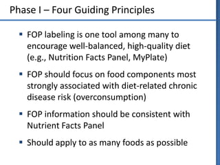FOP Nutrition Rating Systems and Symbols_2013 | PPT