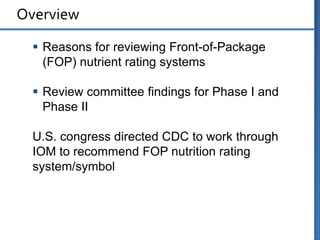 FOP Nutrition Rating Systems and Symbols_2013 | PDF | Healthy Cooking ...