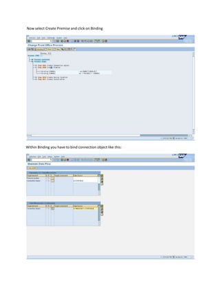 Configuration steps to create Front Office Process for Technical Master ...
