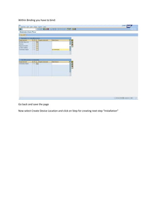 Configuration steps to create Front Office Process for Technical Master Data in SAP IS-U | DOCX
