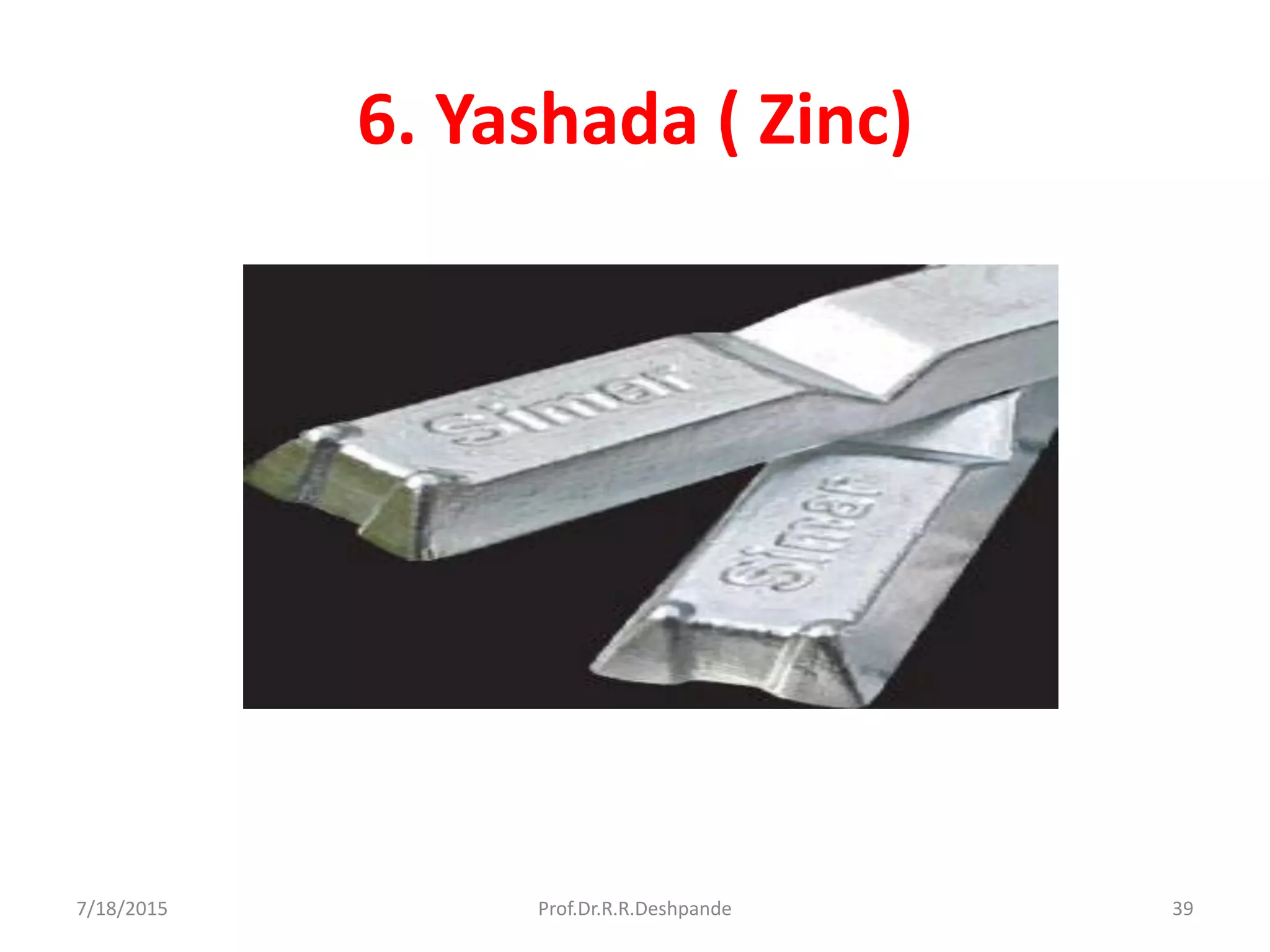 Rasashastra ppt – part 2 - By Prof.Dr.R.R.deshpande | PDF