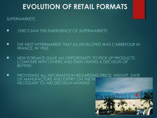 Retail formats and its evolution | PPT