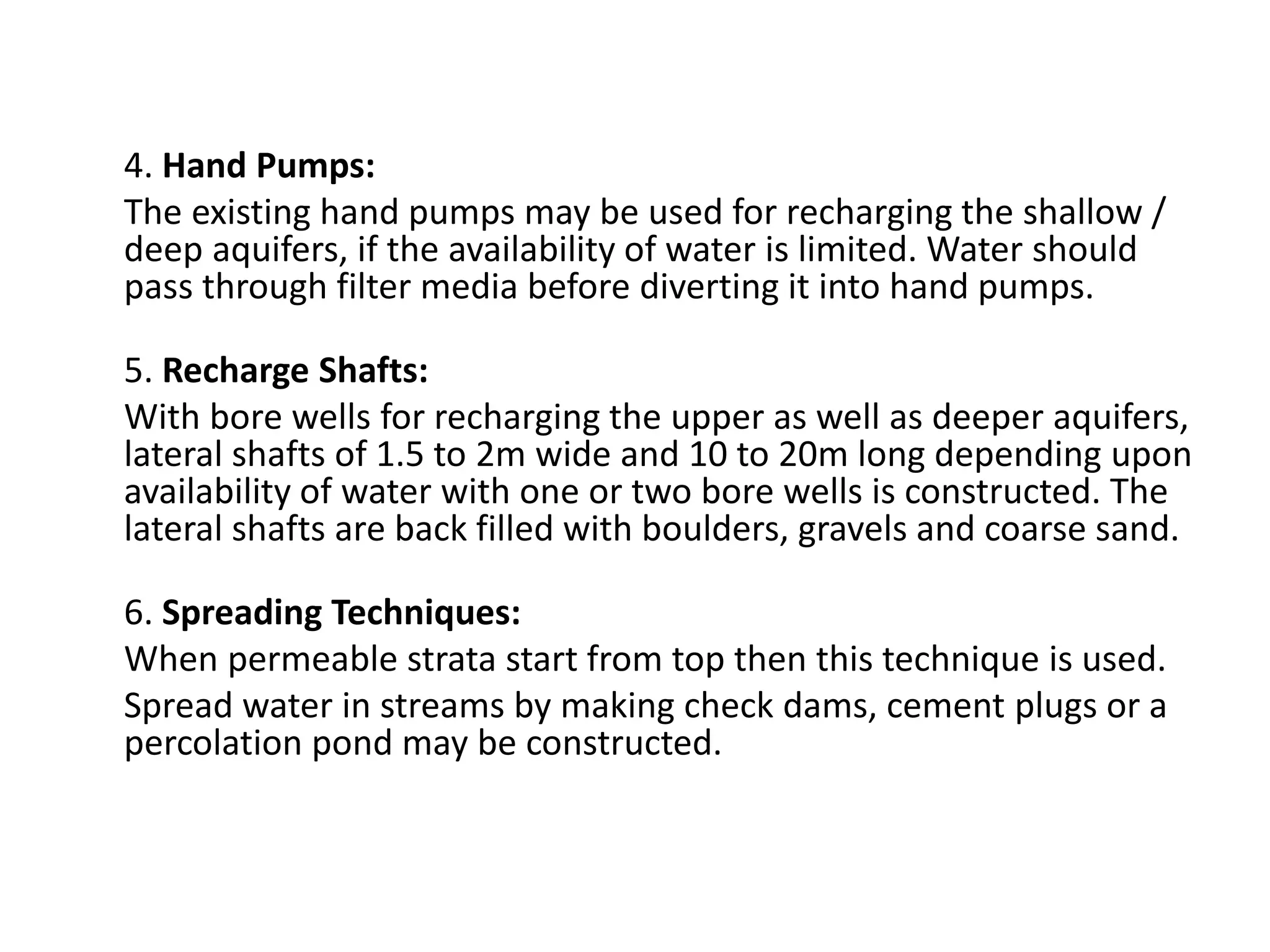 Methods of Water harvesting | PPTX