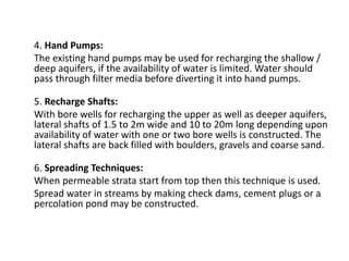Methods of Water harvesting | PPTX