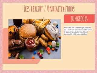 powerpoint presentation for healthy and unhealthy | PPT