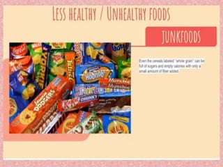 powerpoint presentation for healthy and unhealthy | PPT