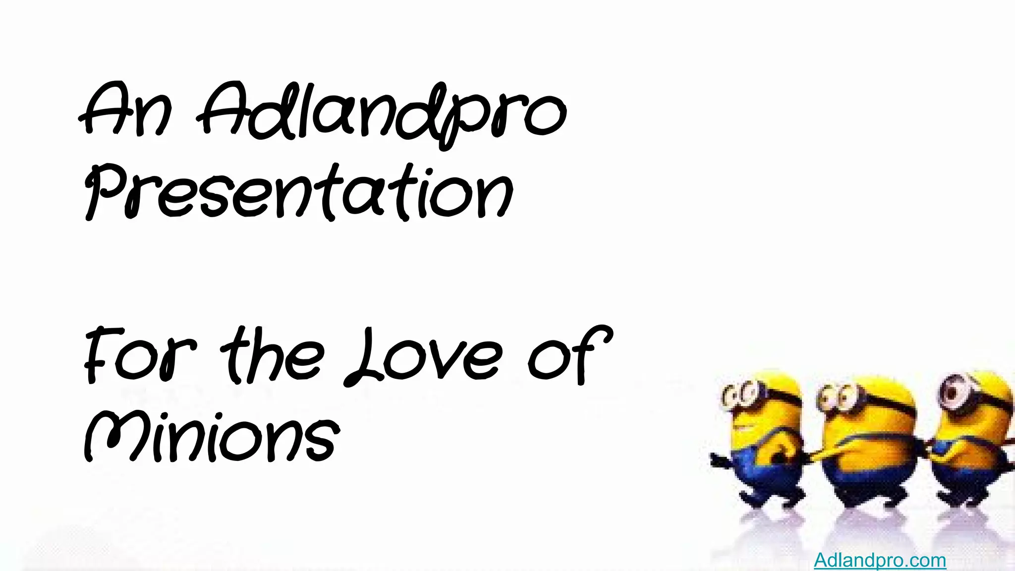 For the love of minions | PPT