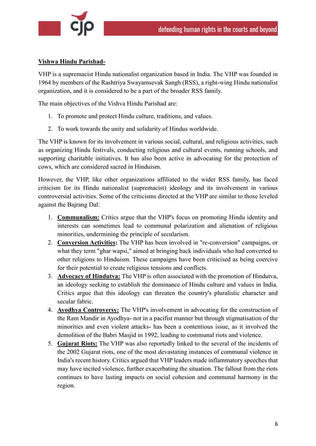 For-Website-230807-CJP-complaint-to-NCM-on-Arms.pdf | Hinduism | Religion & Spirituality