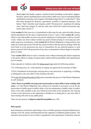 For-Website-230807-CJP-complaint-to-NCM-on-Arms.pdf | Hinduism | Religion & Spirituality