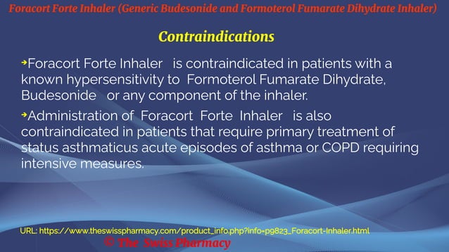 Foracort Forte Inhaler (Generic Budesonide and Formoterol Fumarate ...