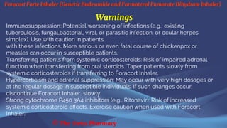 Foracort Forte Inhaler (Generic Budesonide and Formoterol Fumarate ...