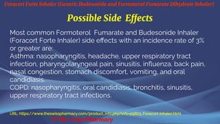 Foracort Forte Inhaler (Generic Budesonide and Formoterol Fumarate ...