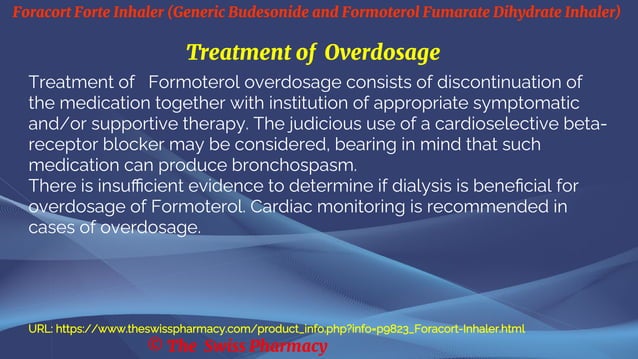 Foracort Forte Inhaler (Generic Budesonide and Formoterol Fumarate ...