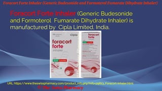 Foracort Forte Inhaler (Generic Budesonide and Formoterol Fumarate ...