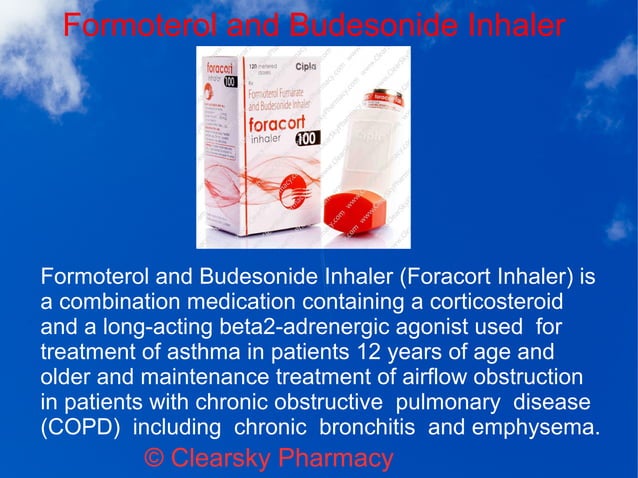 Formoterol and Budesonide Inhaler (Foracort Inhaler) | ODP